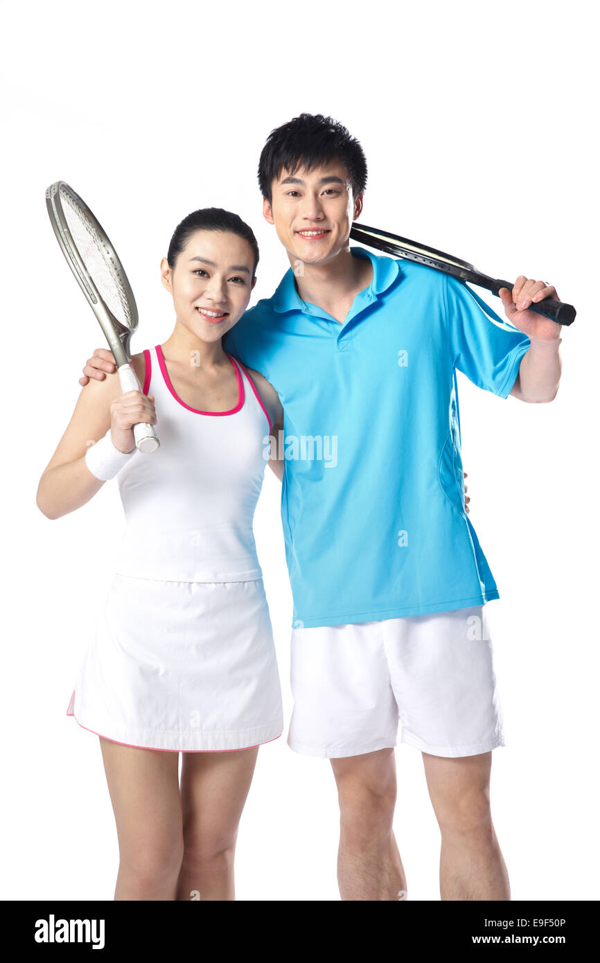 Tennis players Cut Out Stock Images & Pictures - Alamy