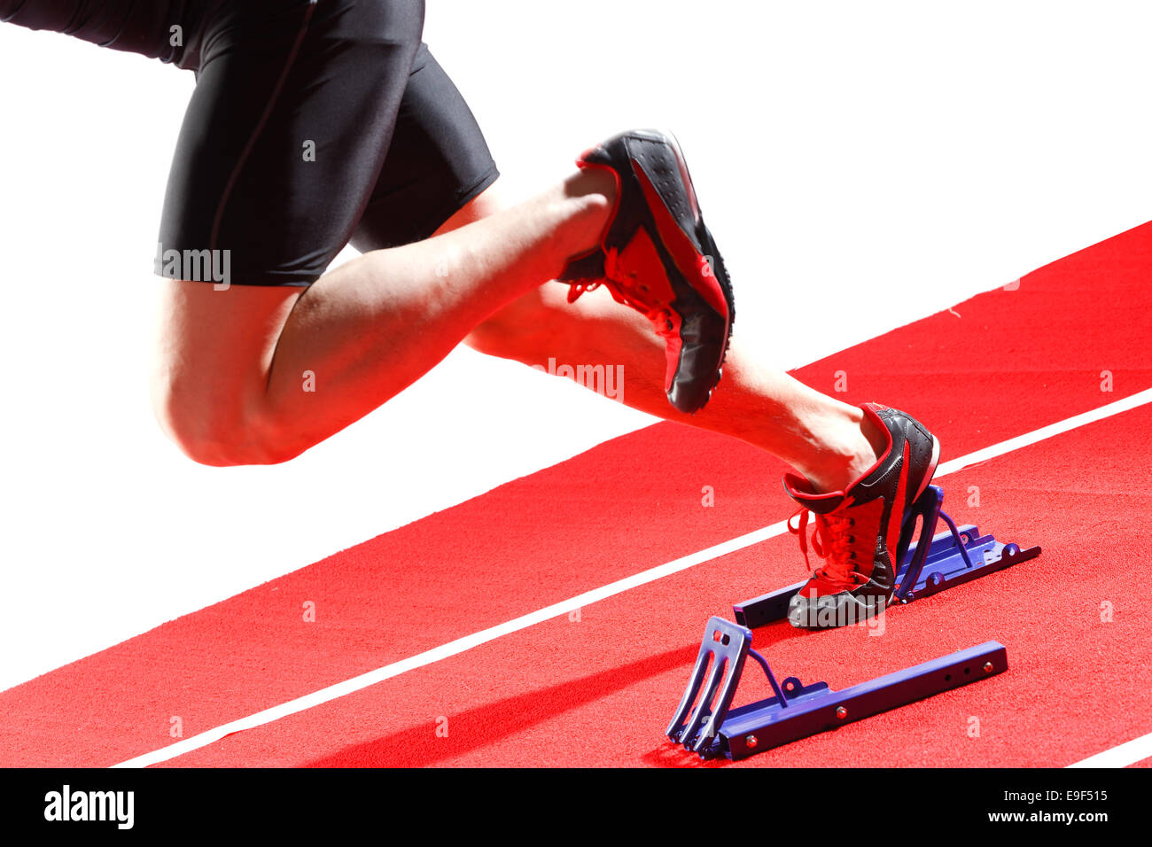 Running track sport competition action on the move determination hi-res ...