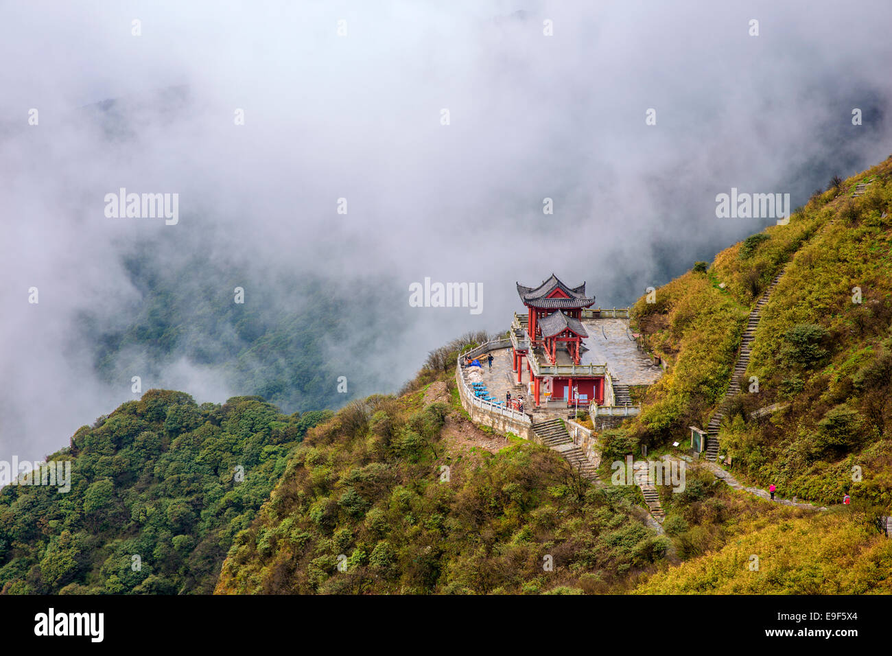 Guizhou Fanjingshan scenery Stock Photo - Alamy
