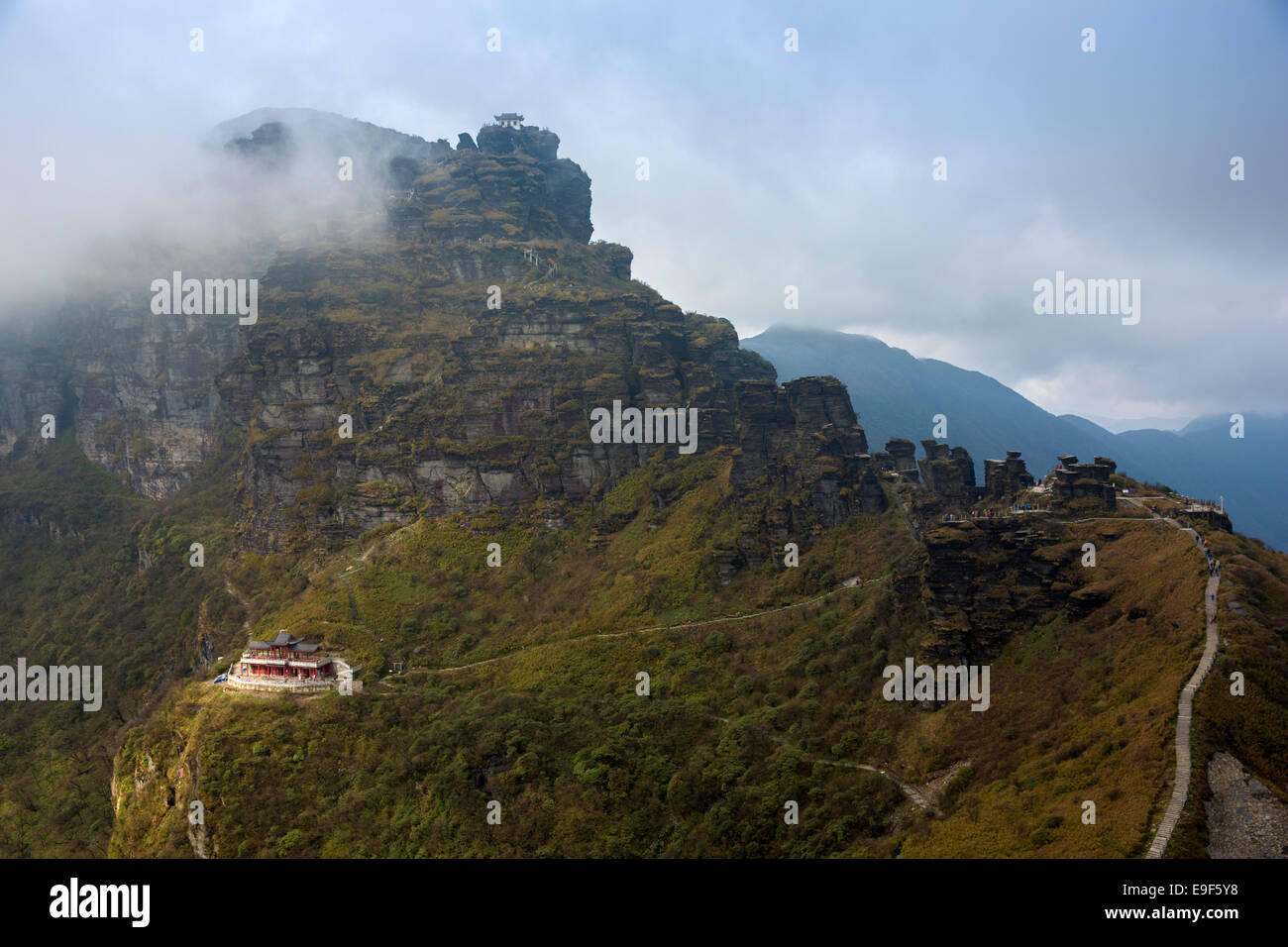 Guizhou Fanjingshan scenery Stock Photo - Alamy