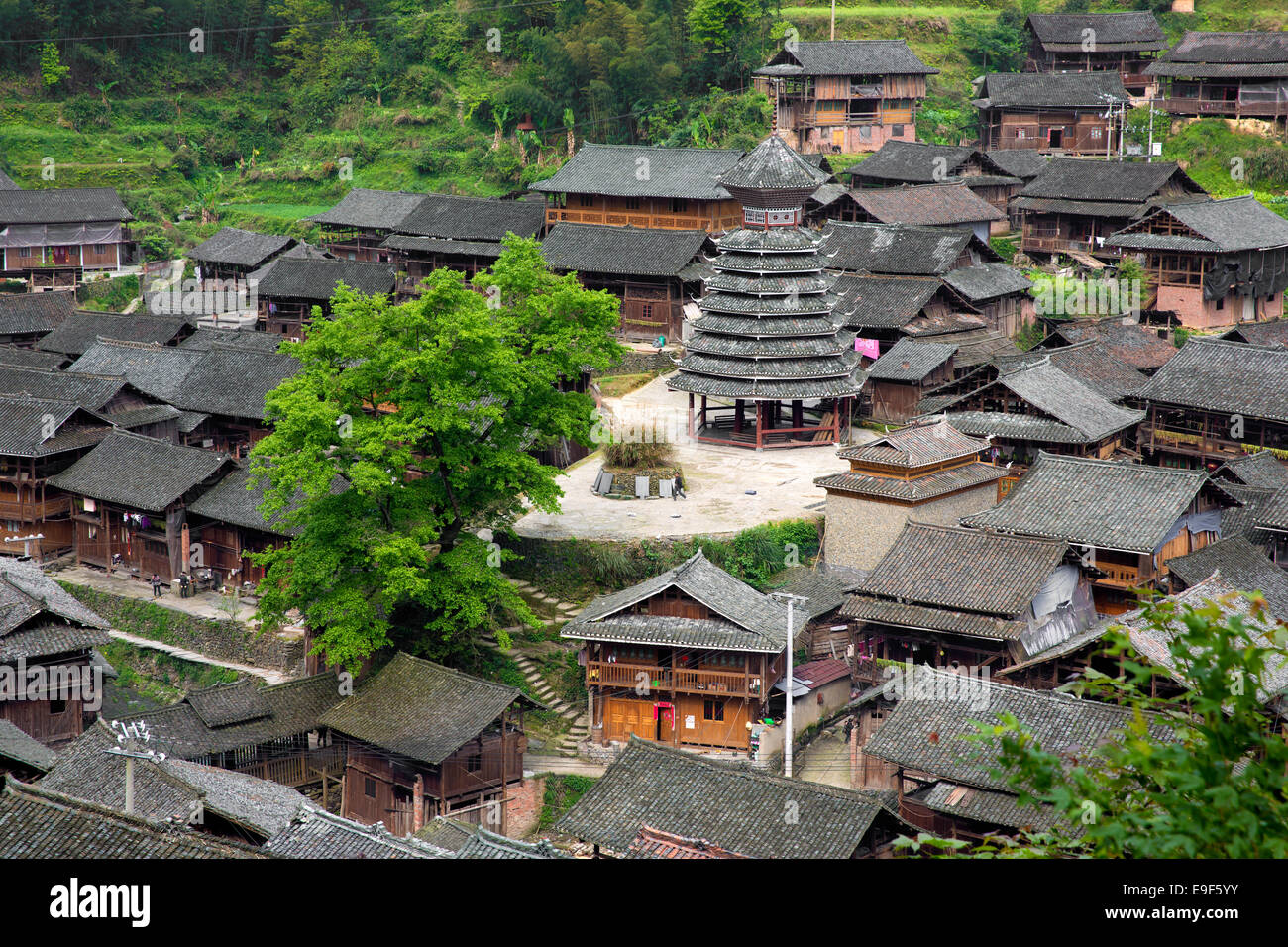 Dongzhai scenery Rongjiang County , Guizhou Province Stock Photo - Alamy