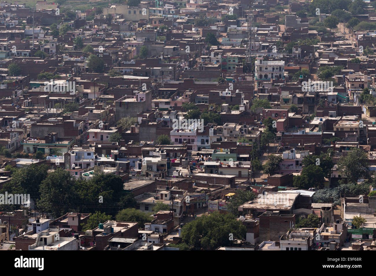 Gwalior, view from the fort, Madhya Pradesh, India Stock Photo - Alamy