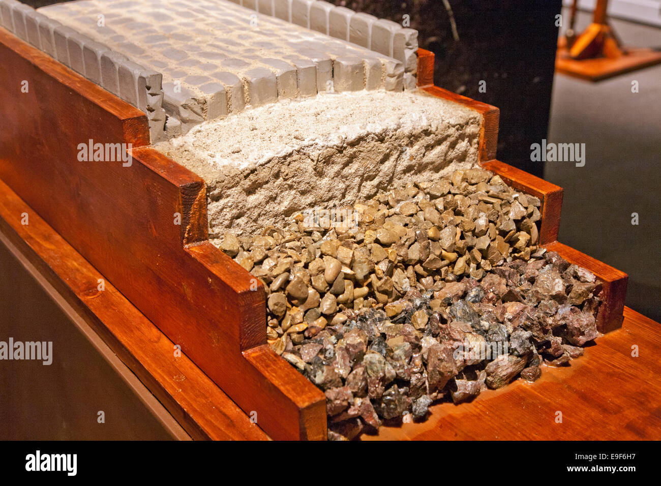 Building the wall structure Stock Photo - Alamy