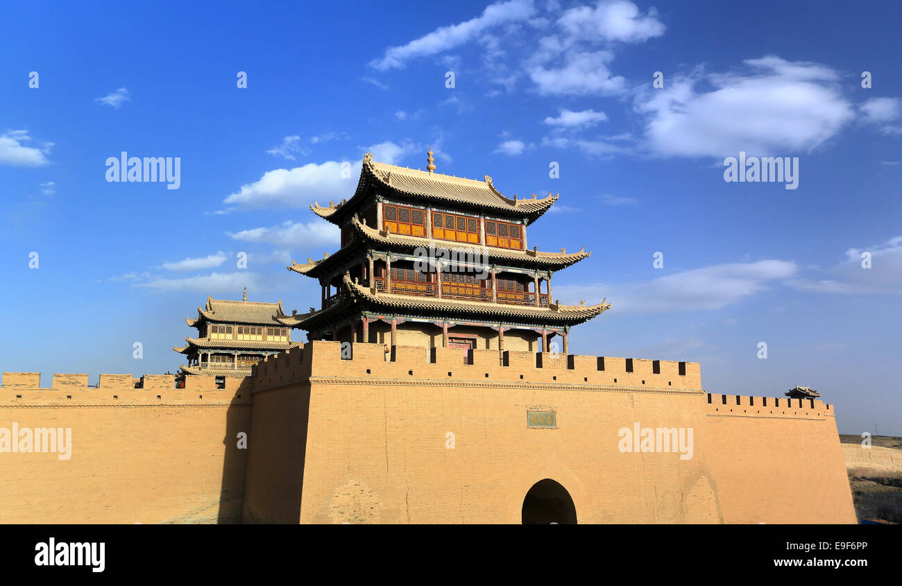 Ancient jiayuguan fort hi-res stock photography and images - Alamy