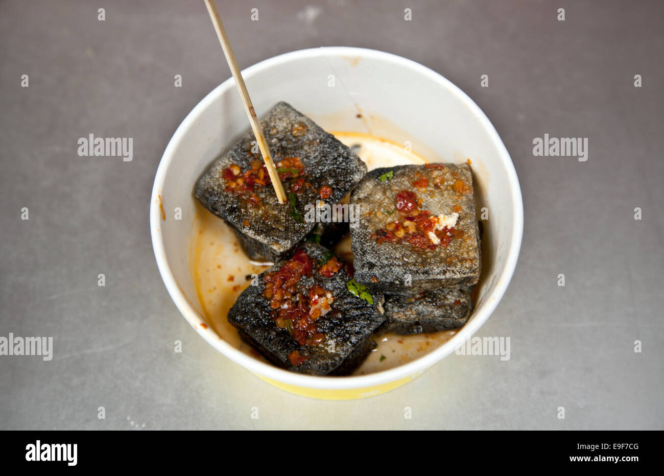 Changsha tofu snacks Stock Photo - Alamy