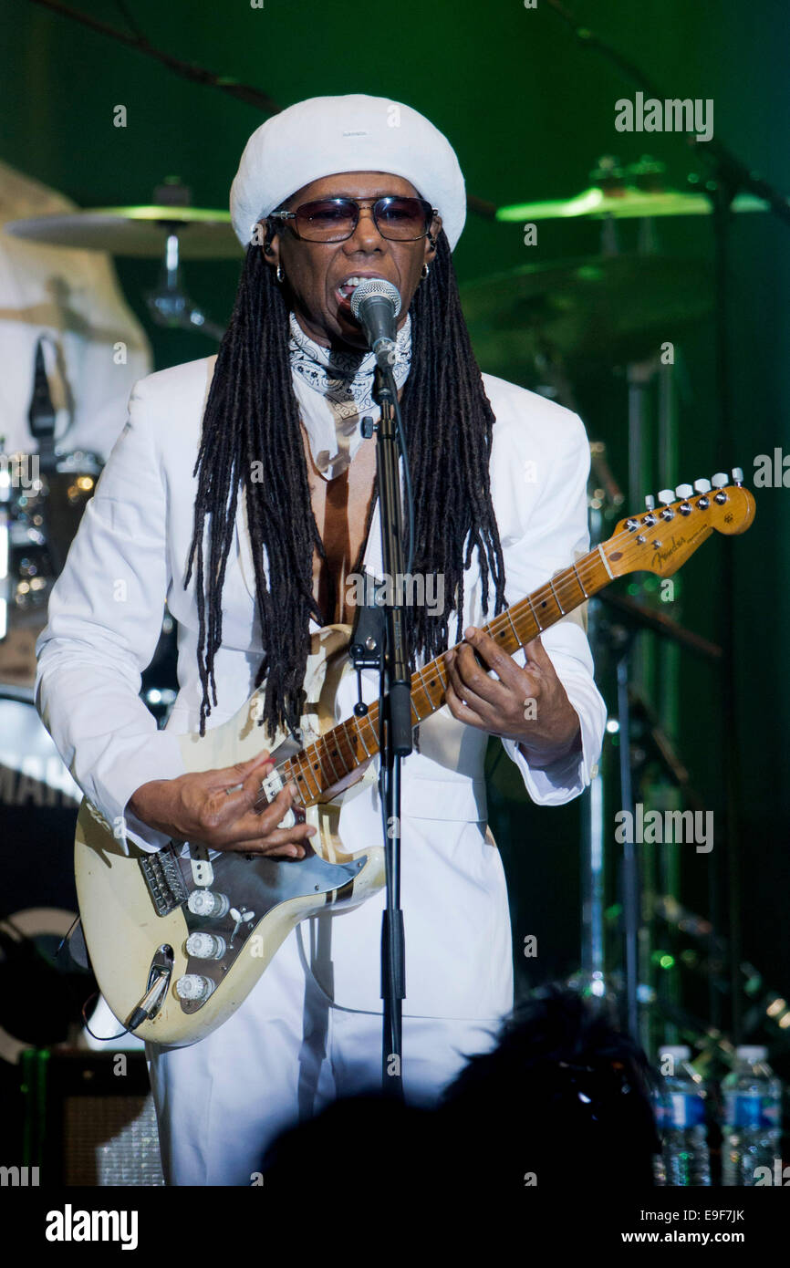Nile Rodgers in concert Stock Photo - Alamy