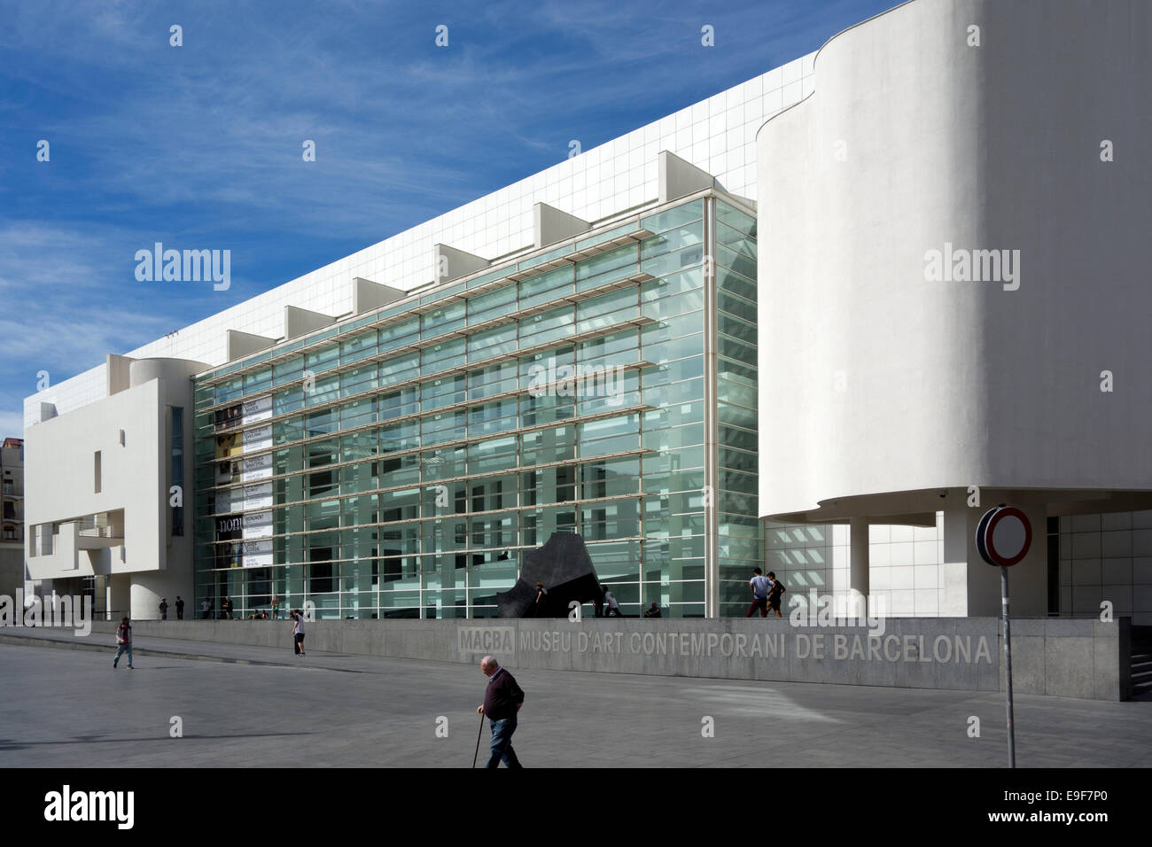 MACBA (Museum of Contemporary Art of Barcelona). Barcelona. Catalunya ...