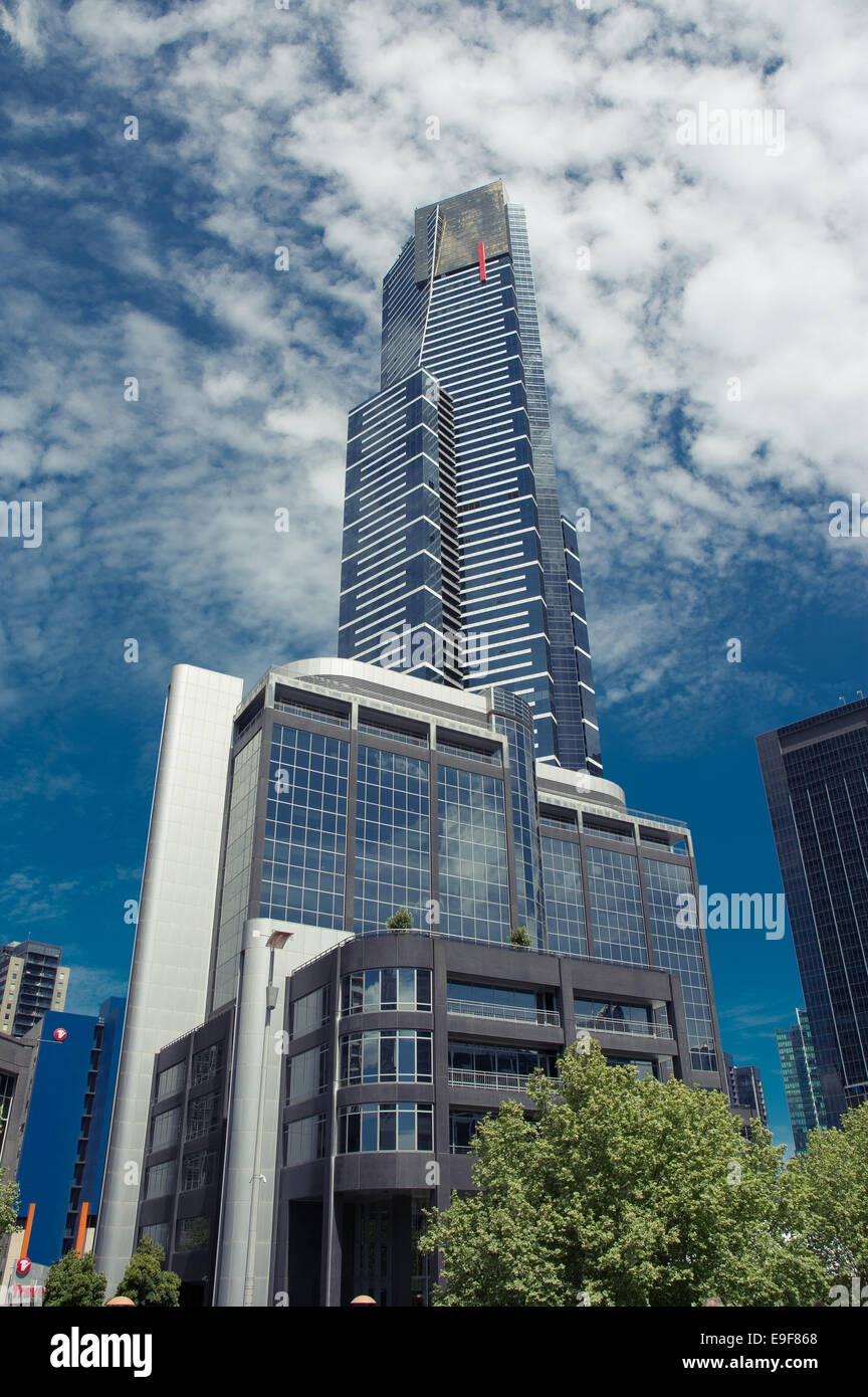 Eureka Tower Southbank Promenade Melbourne Australia Stock Photo - Alamy