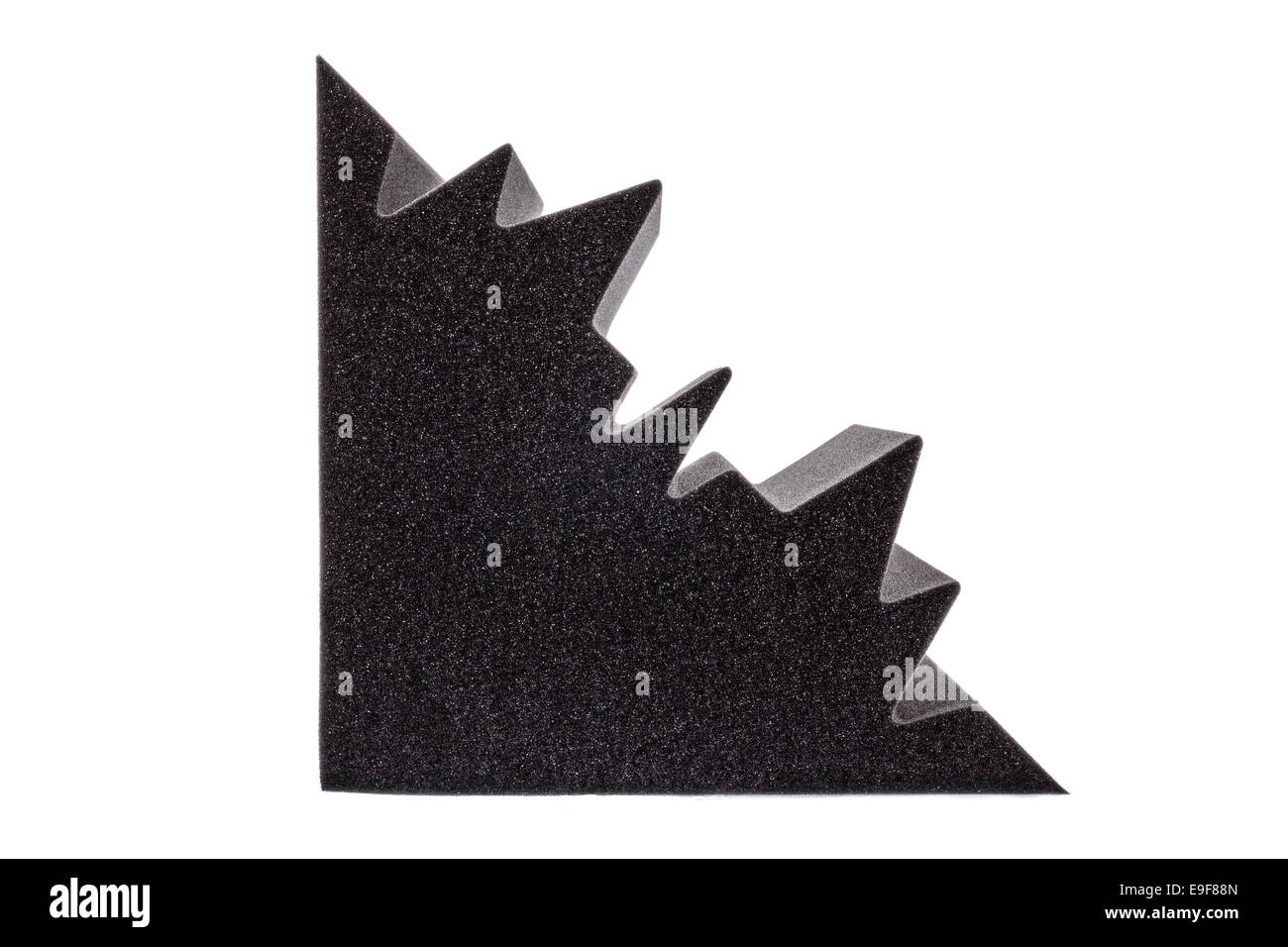 cross section of microfiber foam insulation for noise in the corners of ...