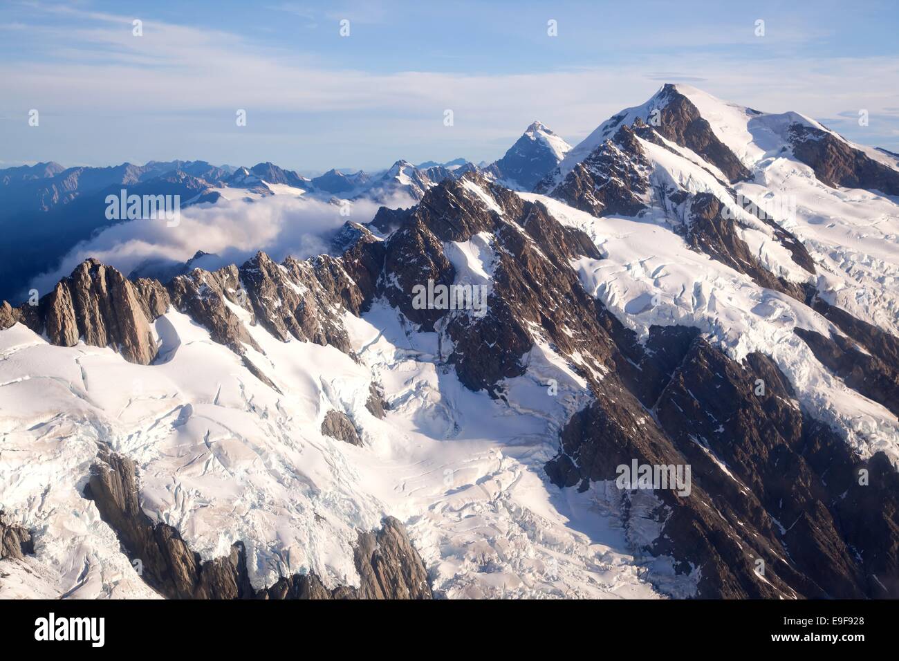 Mountain Cook Range Landscape Stock Photo - Alamy