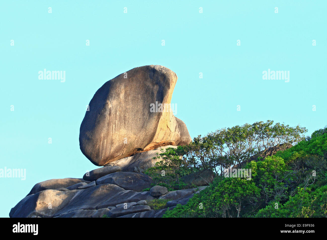 The Sailing Rock Stock Photo - Alamy