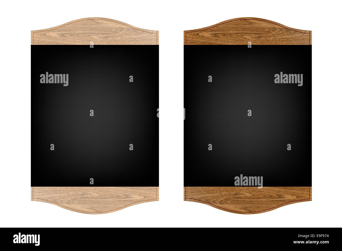 Restaurant Menu Board Set Stock Photo - Alamy