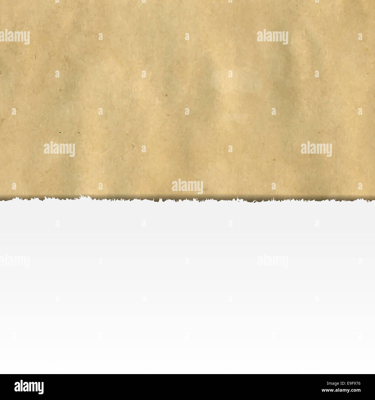 Retro Ripped Paper Banner Stock Photo - Alamy