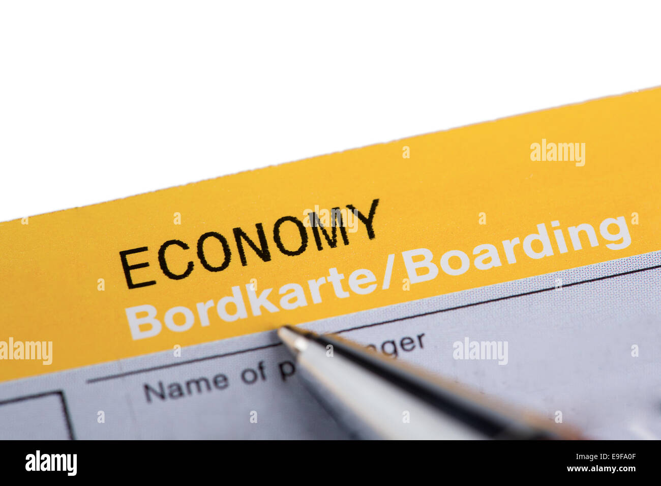 Boardingcard hi-res stock photography and images - Alamy