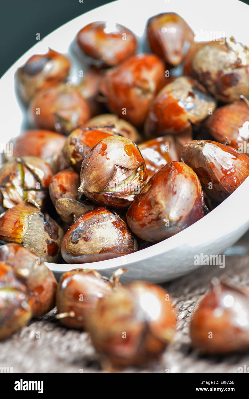 Fried chestnut hi-res stock photography and images - Alamy