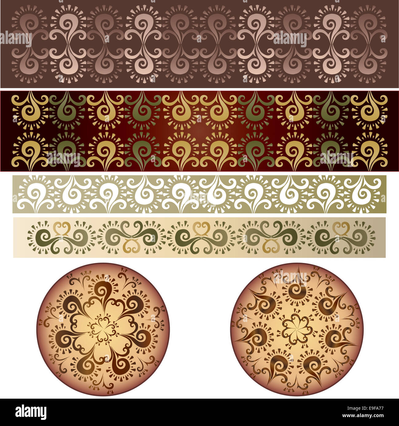 antique border design Stock Photo - Alamy