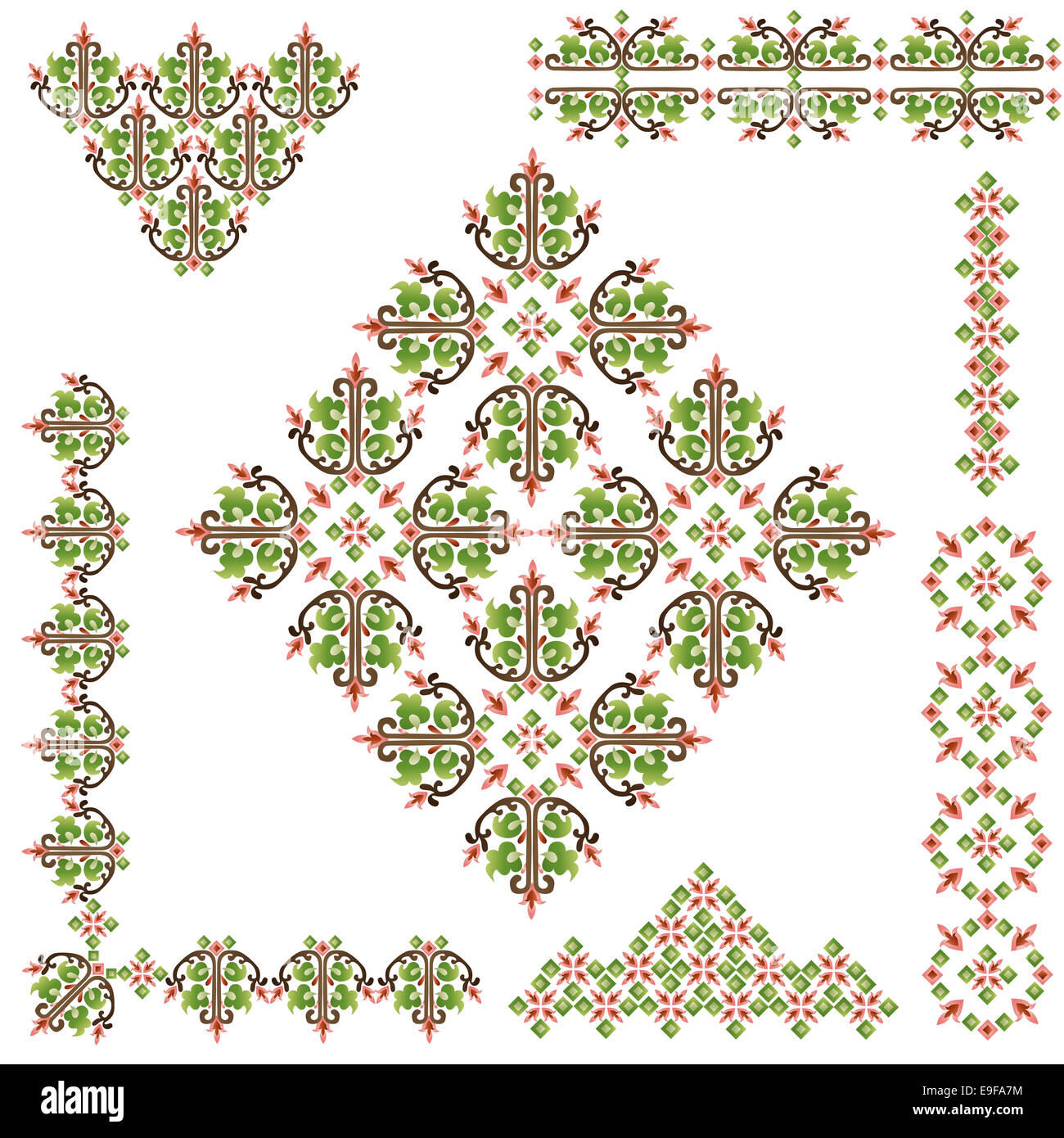 Islamic pattern border hi-res stock photography and images - Alamy