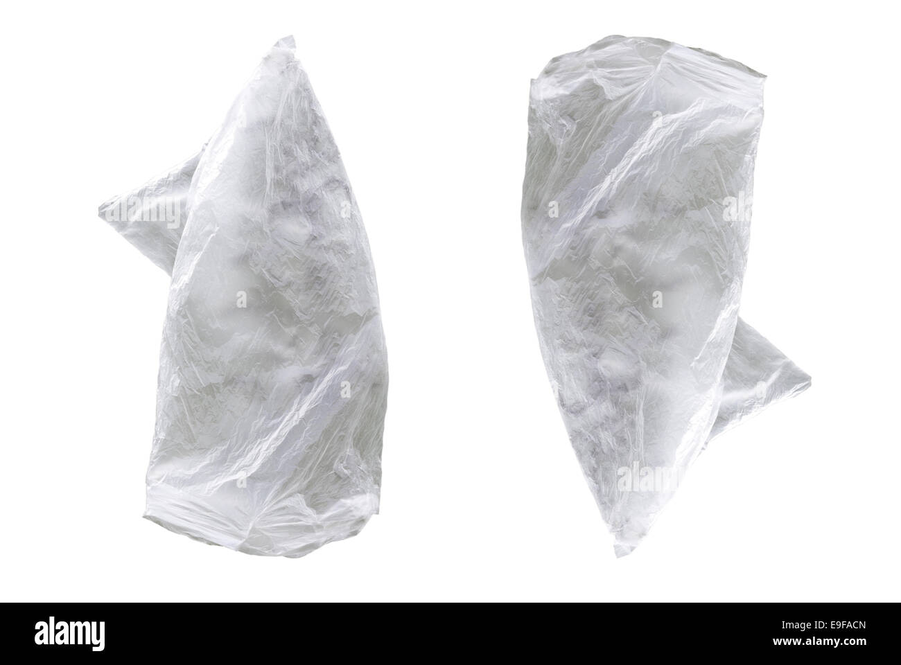 White plastic bag Stock Photo - Alamy