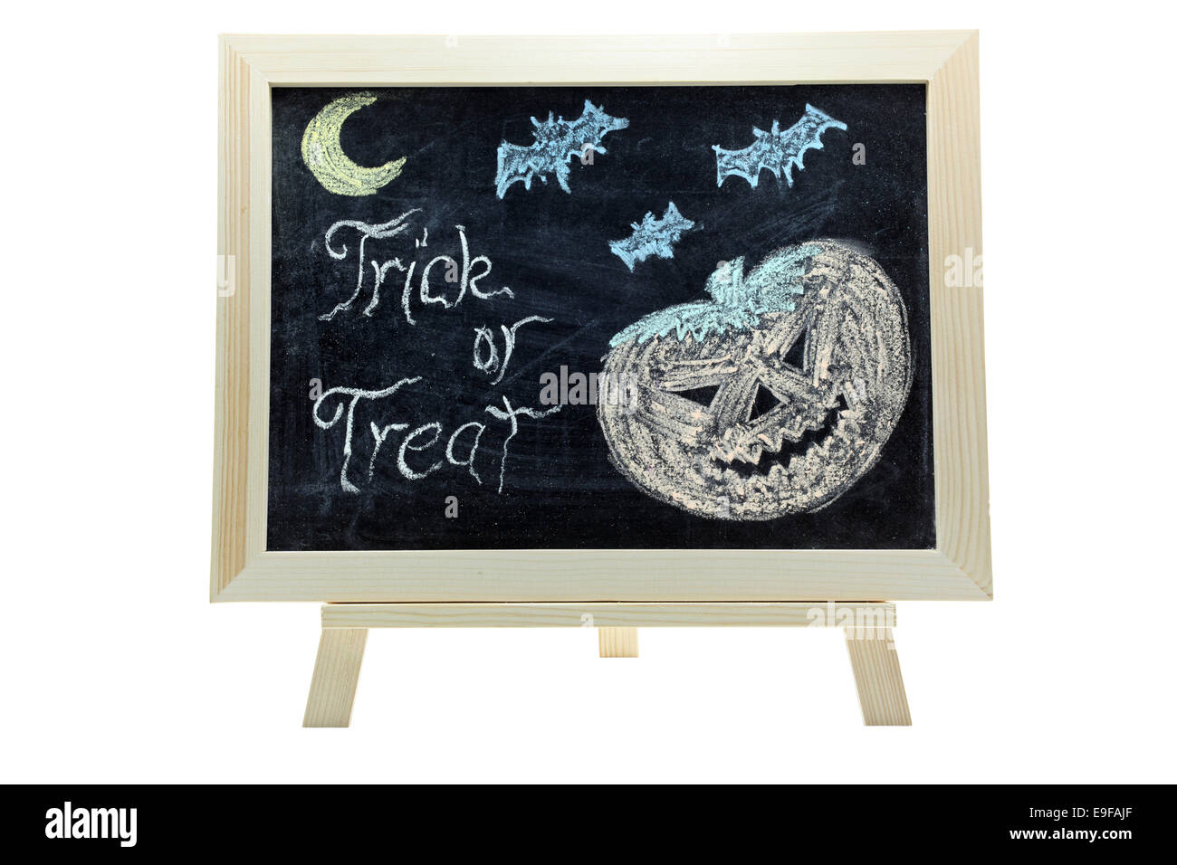 halloween trick or treat drawing Stock Photo - Alamy