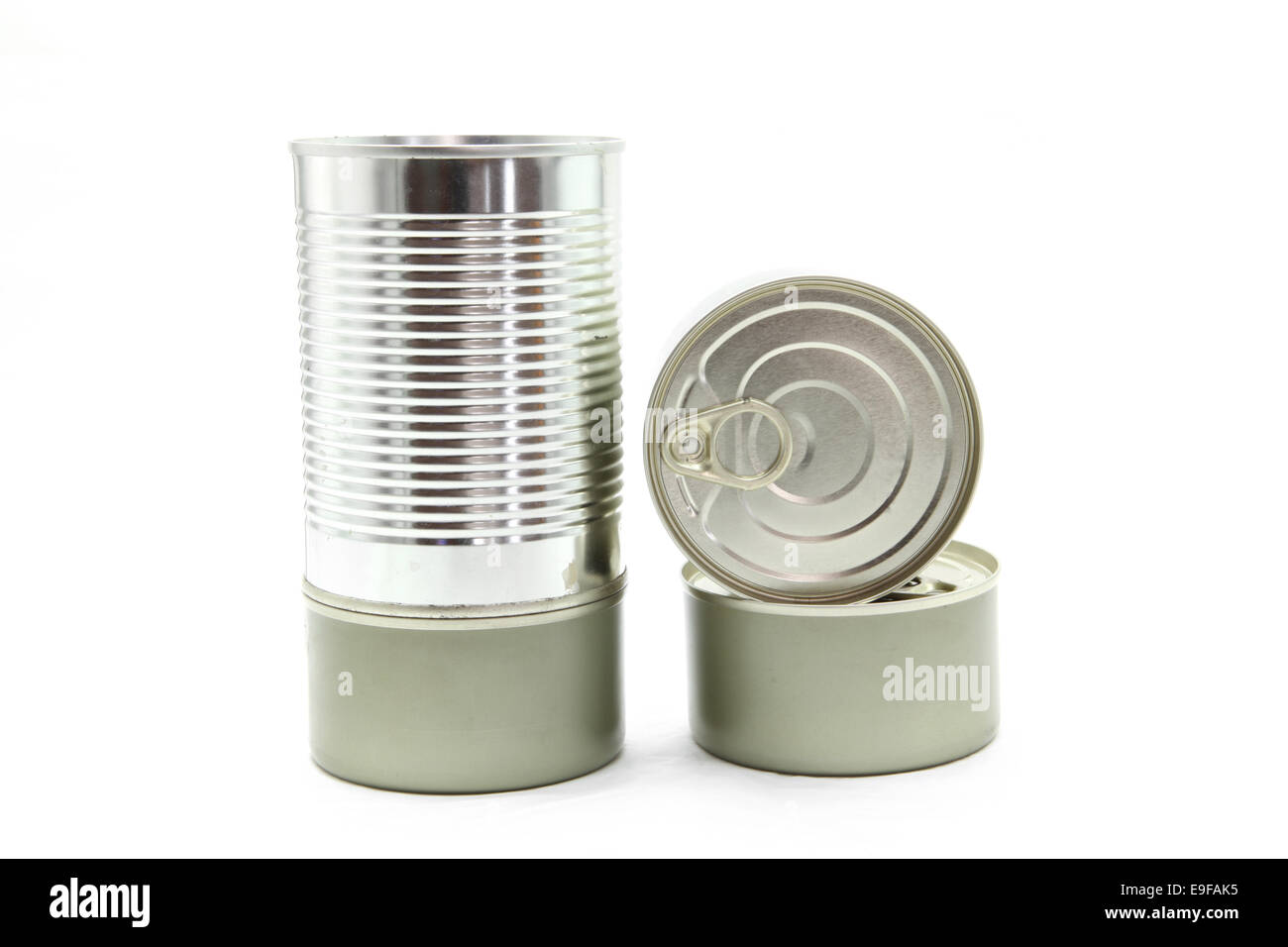 food tin cans Stock Photo - Alamy