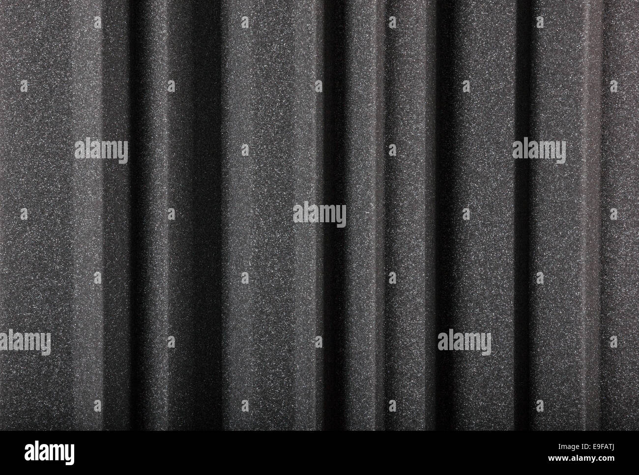 black gray microfiber foam insulation for noise in music studio or ...