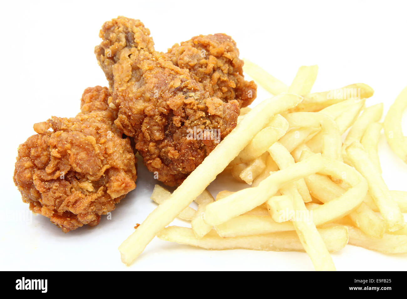 Deep fried poultry Cut Out Stock Images & Pictures - Alamy
