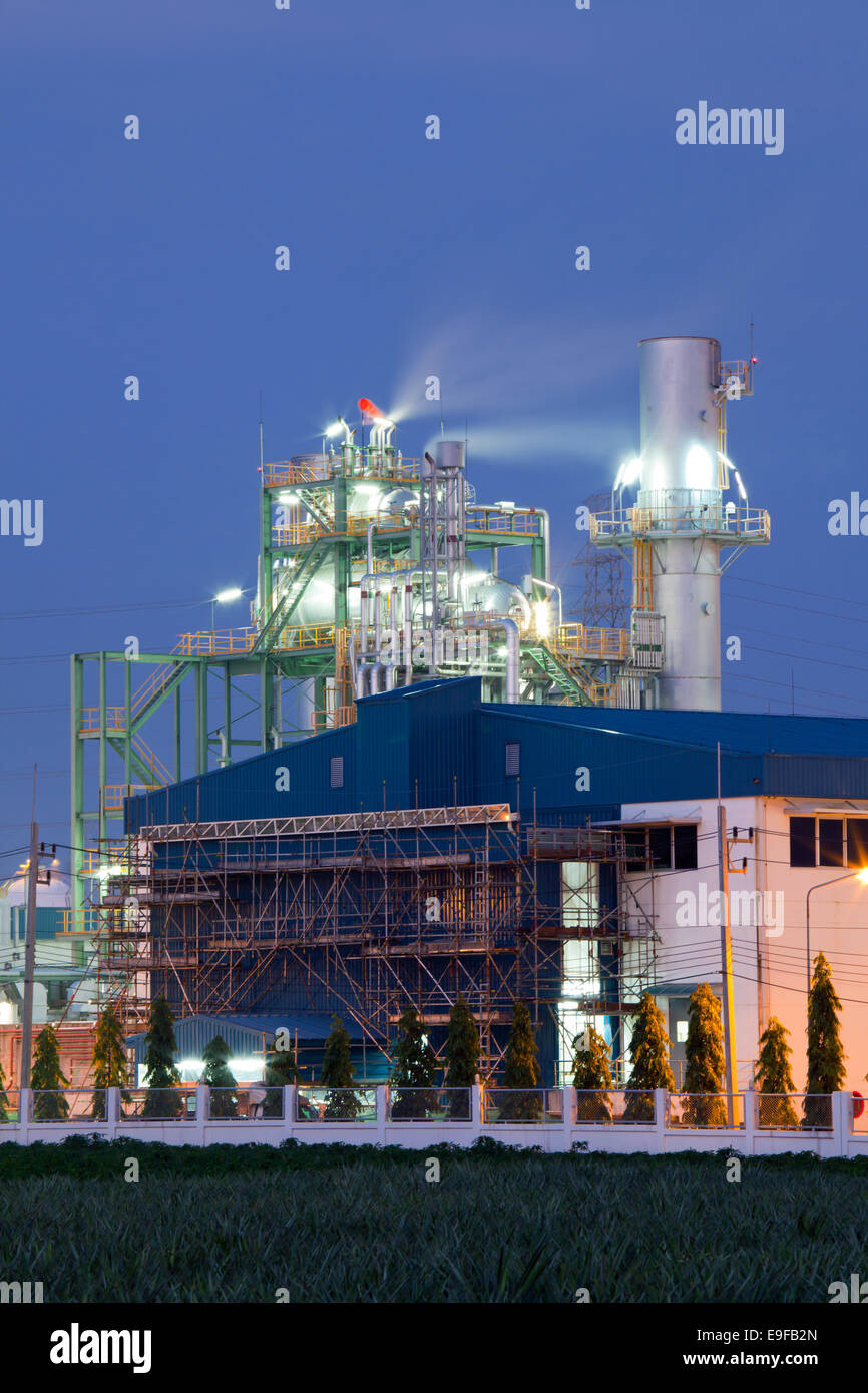 Industry boiler in Oil Refinery Plant Stock Photo - Alamy