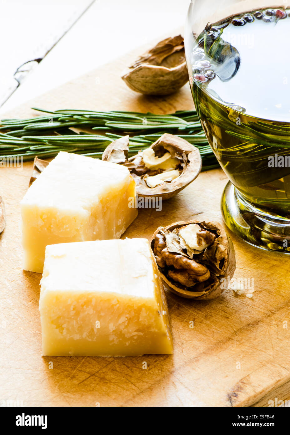 Parmesan cheese chunks hi-res stock photography and images - Alamy