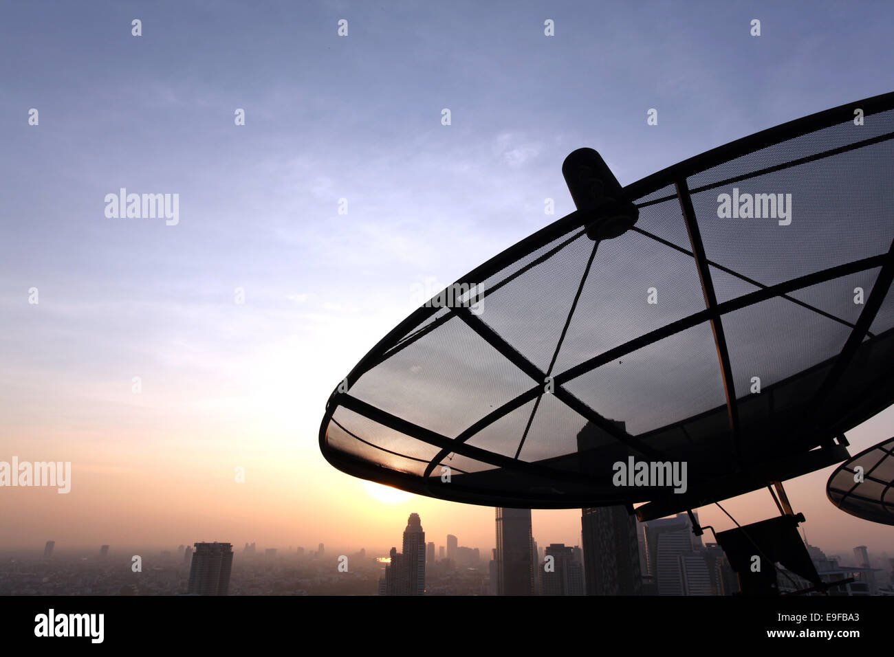 Communication Satellite Dish Stock Photo - Alamy