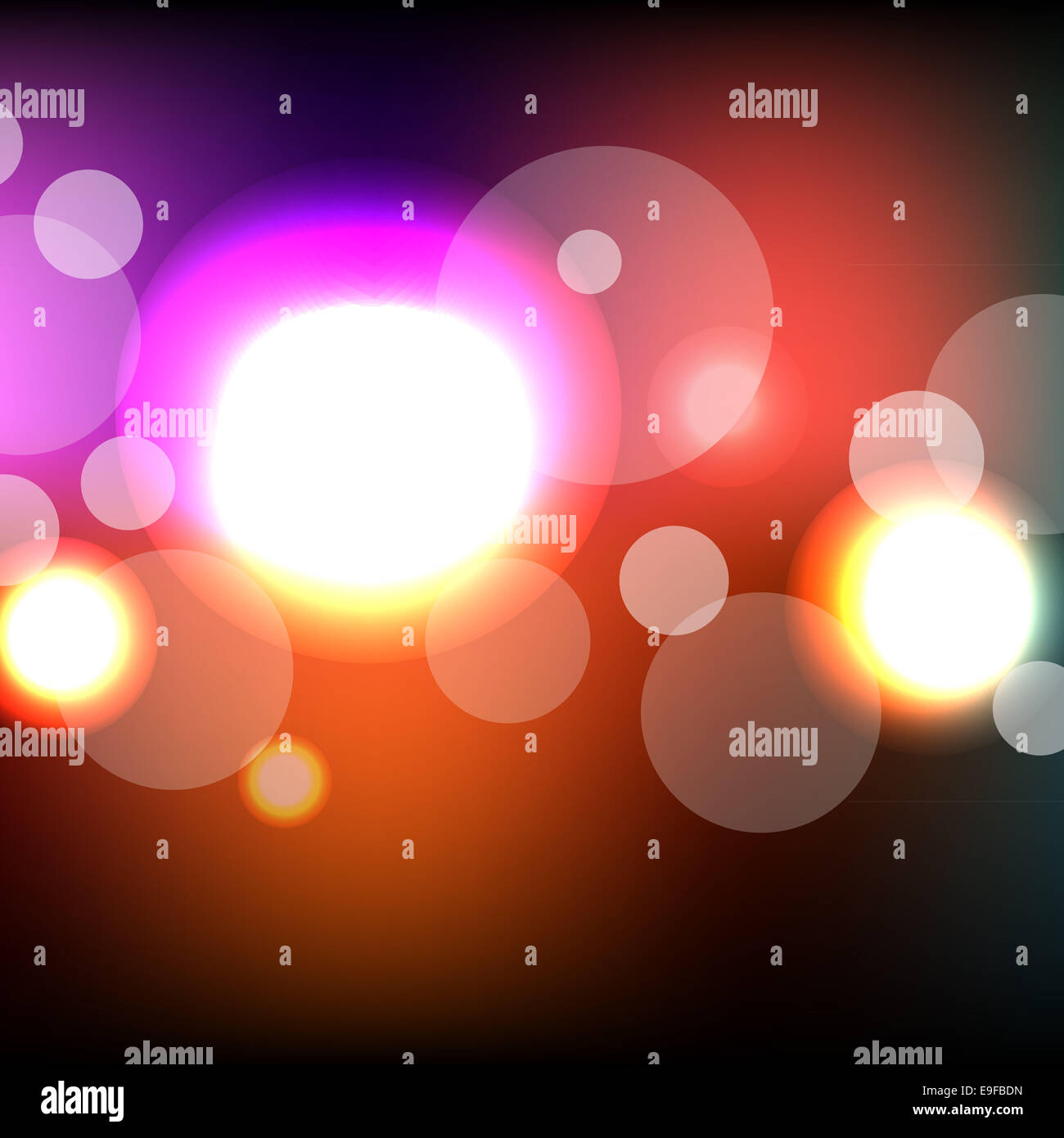 Circular Bokeh Background Stock Photo - Alamy