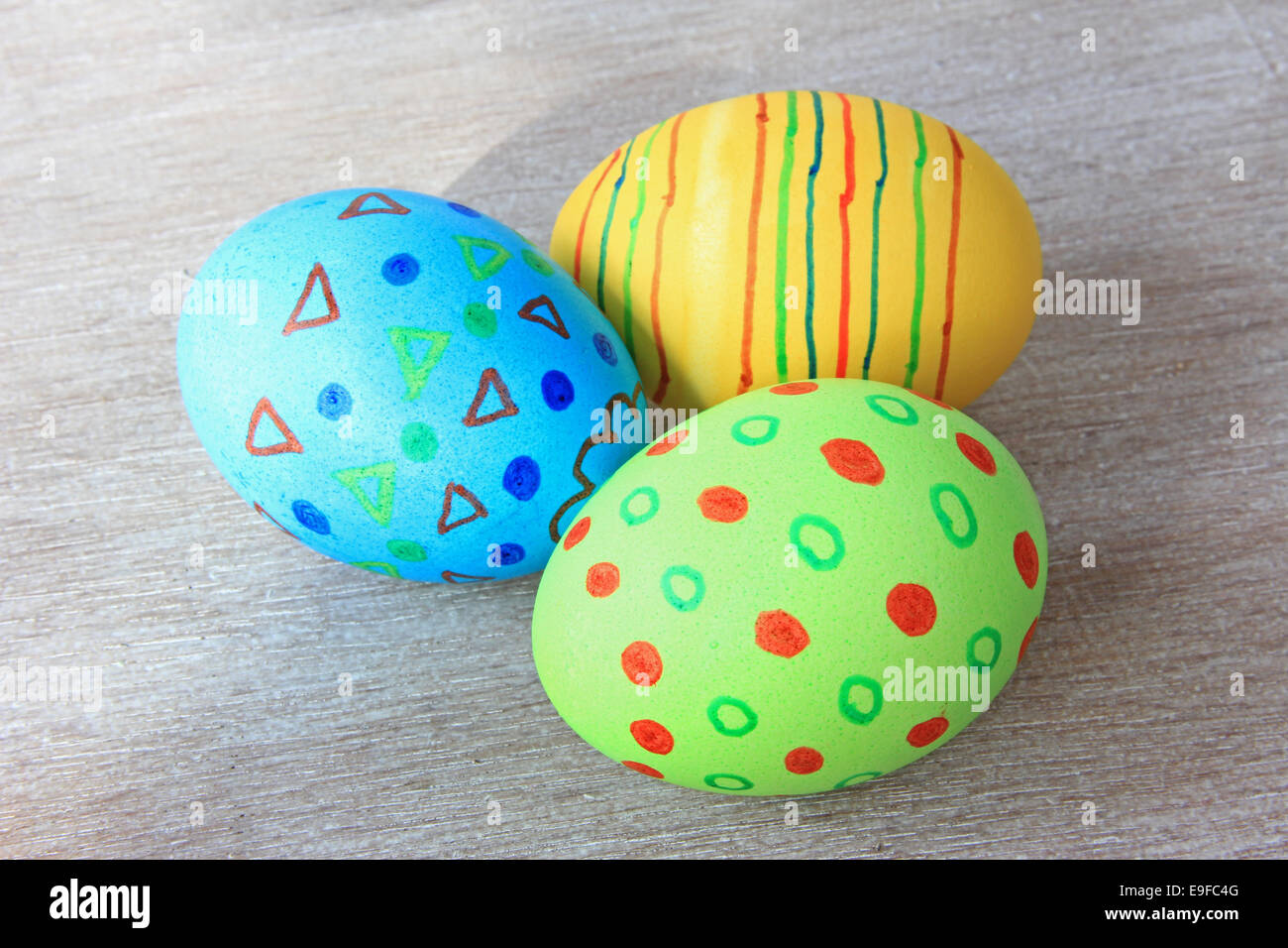 Colorful Easter eggs Stock Photo - Alamy