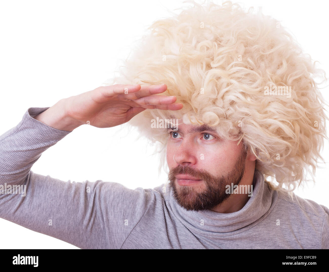 Man with a beard in the Caucasian papakhi Stock Photo - Alamy
