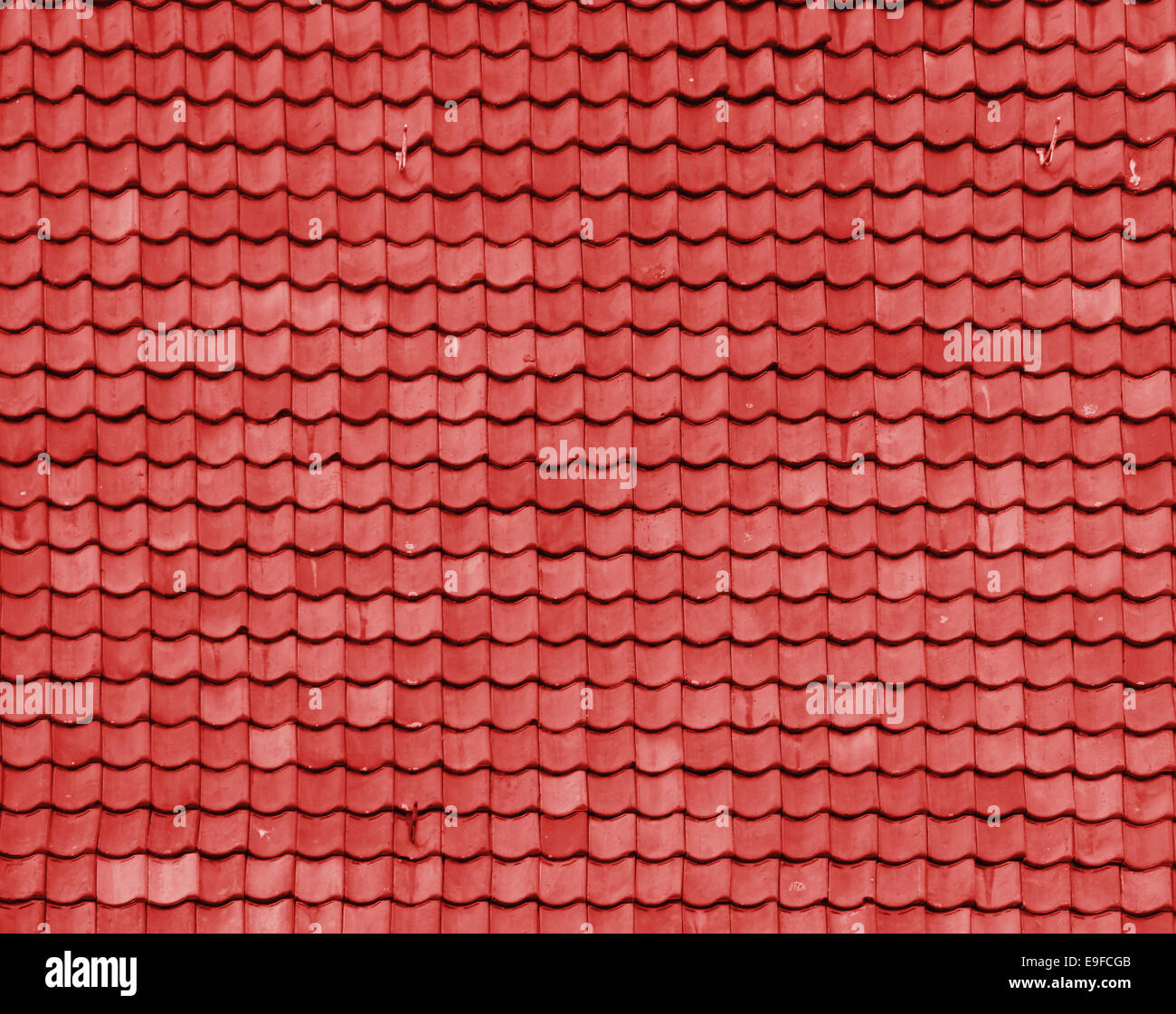 red brick roof Stock Photo - Alamy