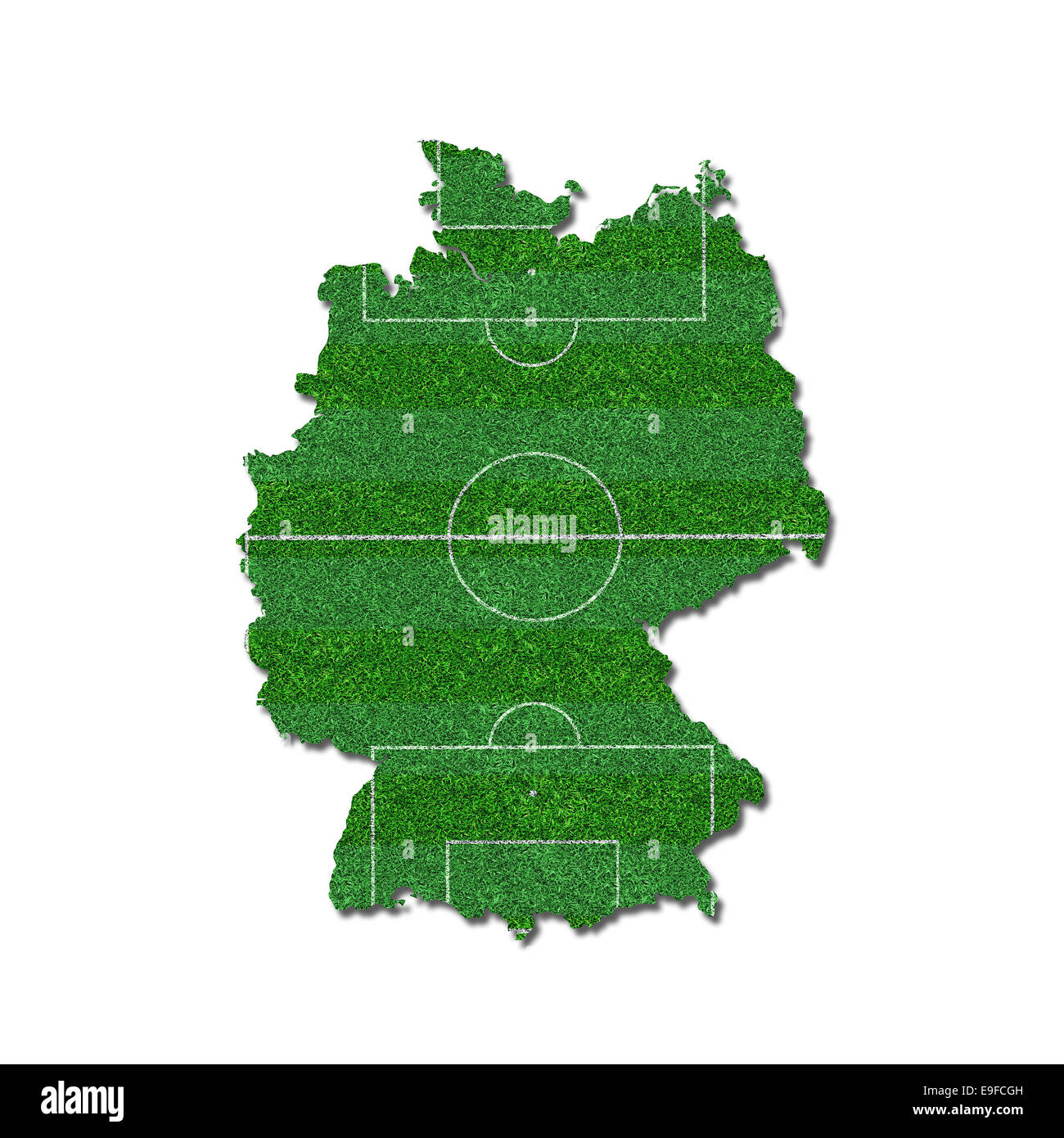 Germany deutschland europe map Cut Out Stock Images & Pictures - Alamy