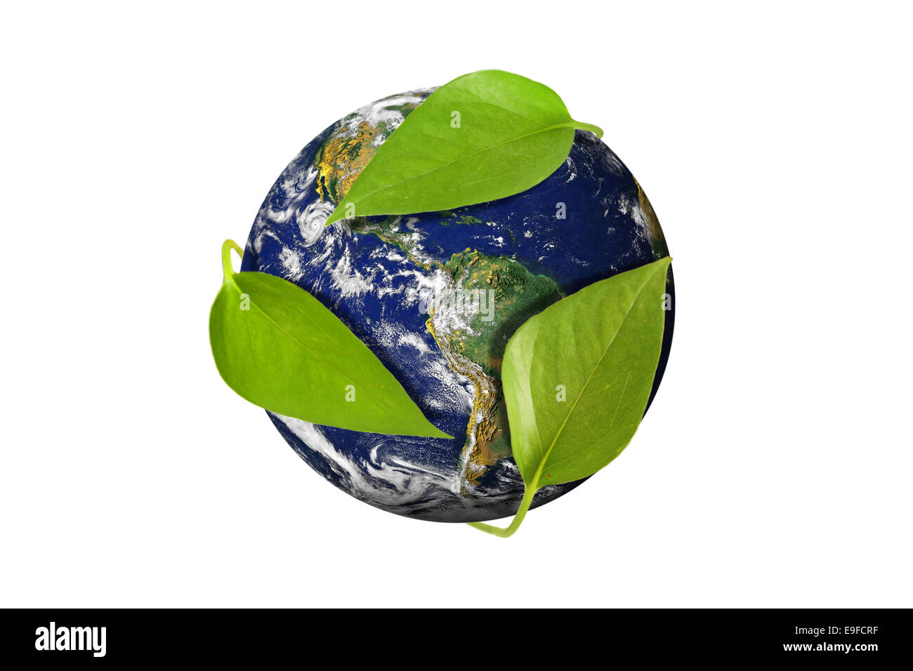 Recycling symbol around globe hi-res stock photography and images - Alamy
