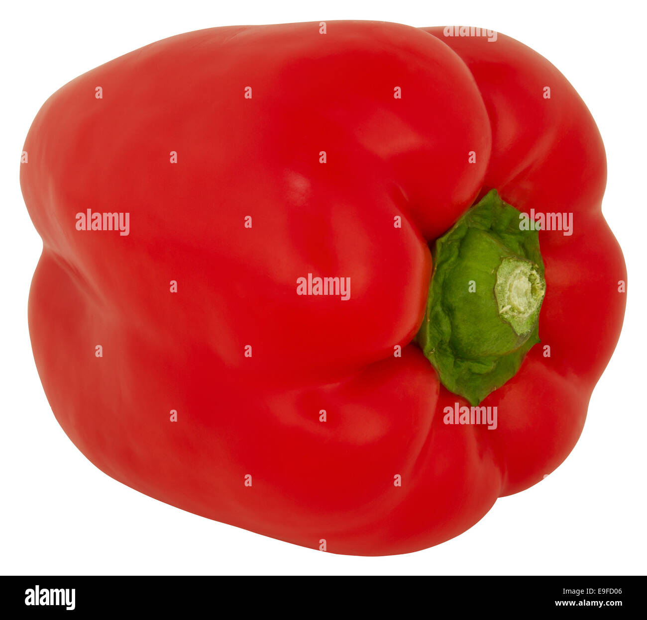 Bell pepper isolated on white Stock Photo - Alamy