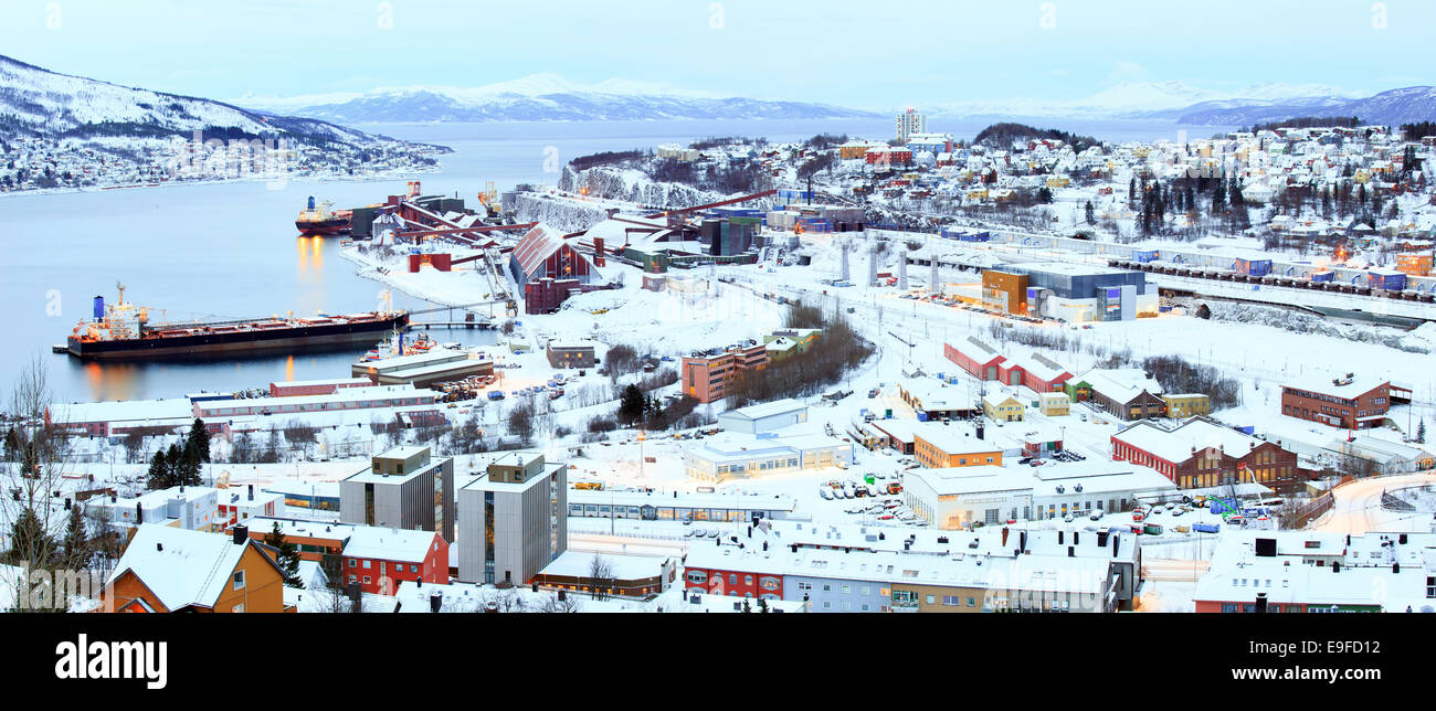 ron Ore Mine Factory Plant in Narvik Norway Stock Photo - Alamy