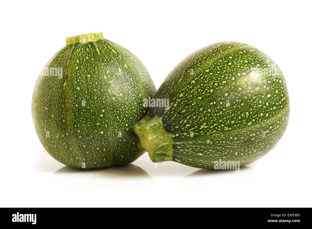 Round courgette plant Cut Out Stock Images & Pictures - Alamy