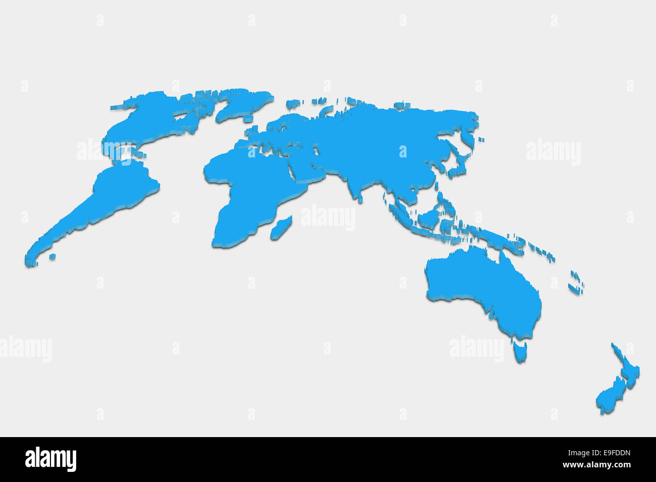 blue world map Stock Photo - Alamy