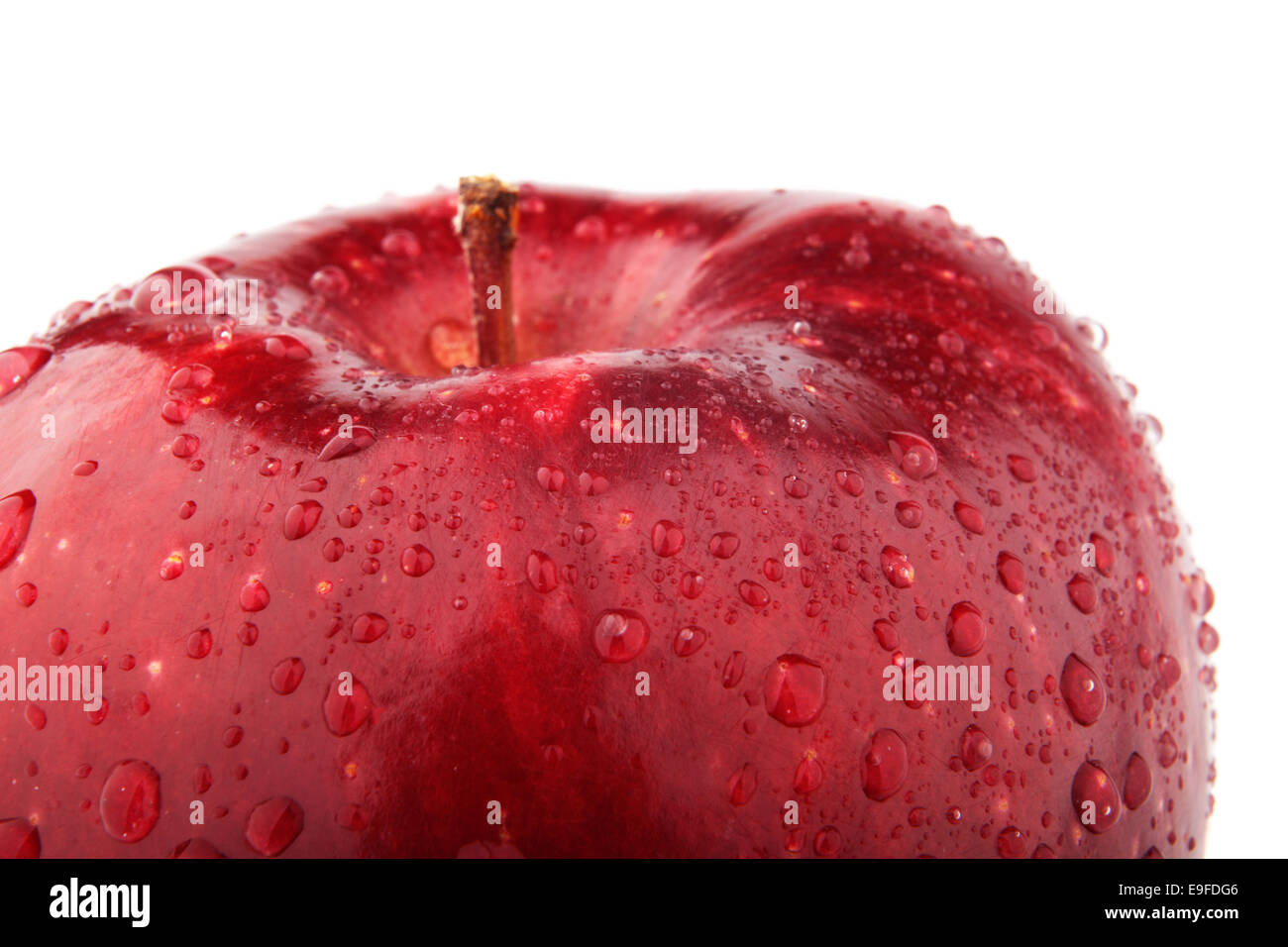 Half of red apple Stock Photo - Alamy