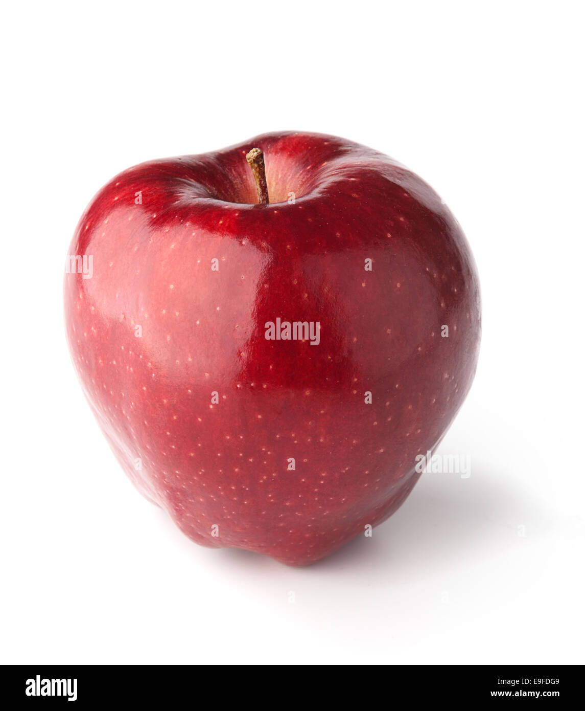 Shiny red delicious apple Cut Out Stock Images & Pictures - Alamy