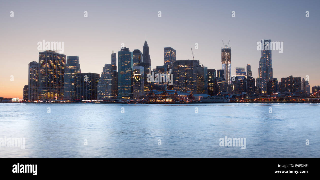 Horizontal lower manhattan hi-res stock photography and images - Alamy