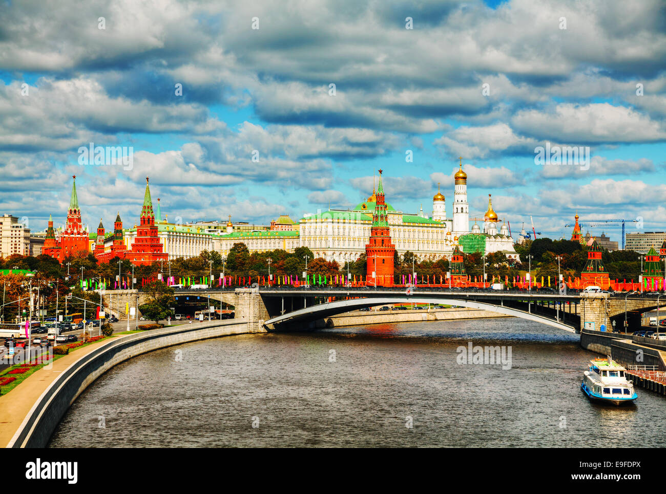 Overview of Kremlin in Moscow Stock Photo - Alamy