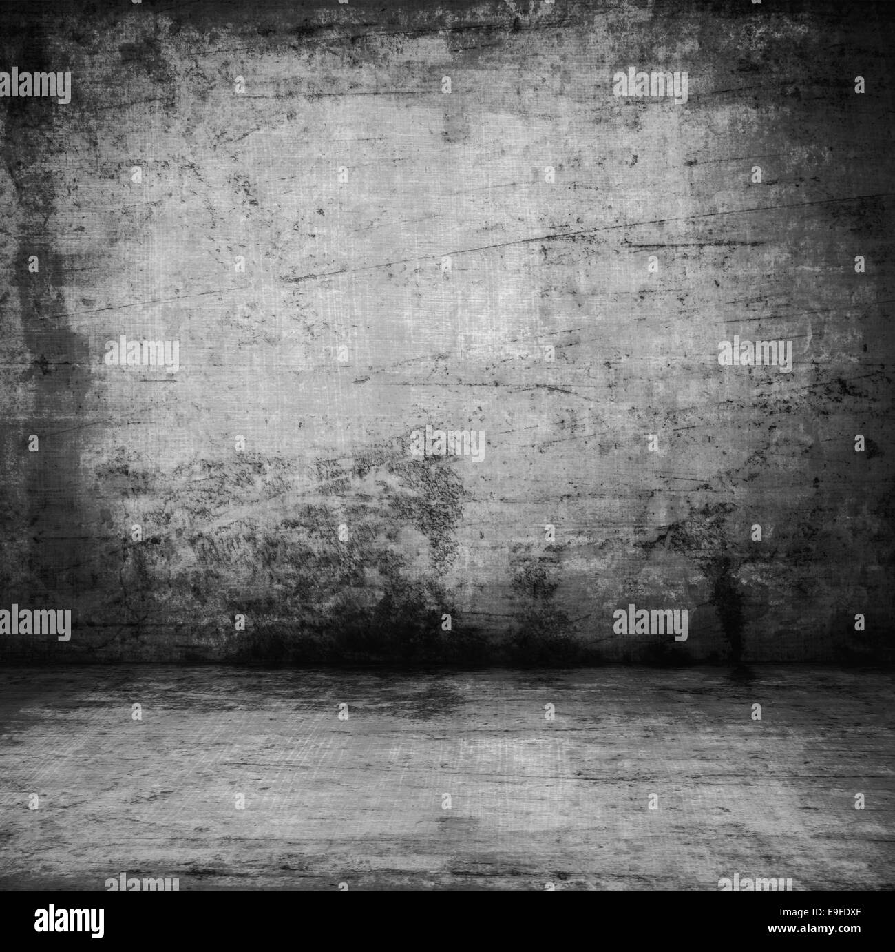empty dark old wall Stock Photo - Alamy