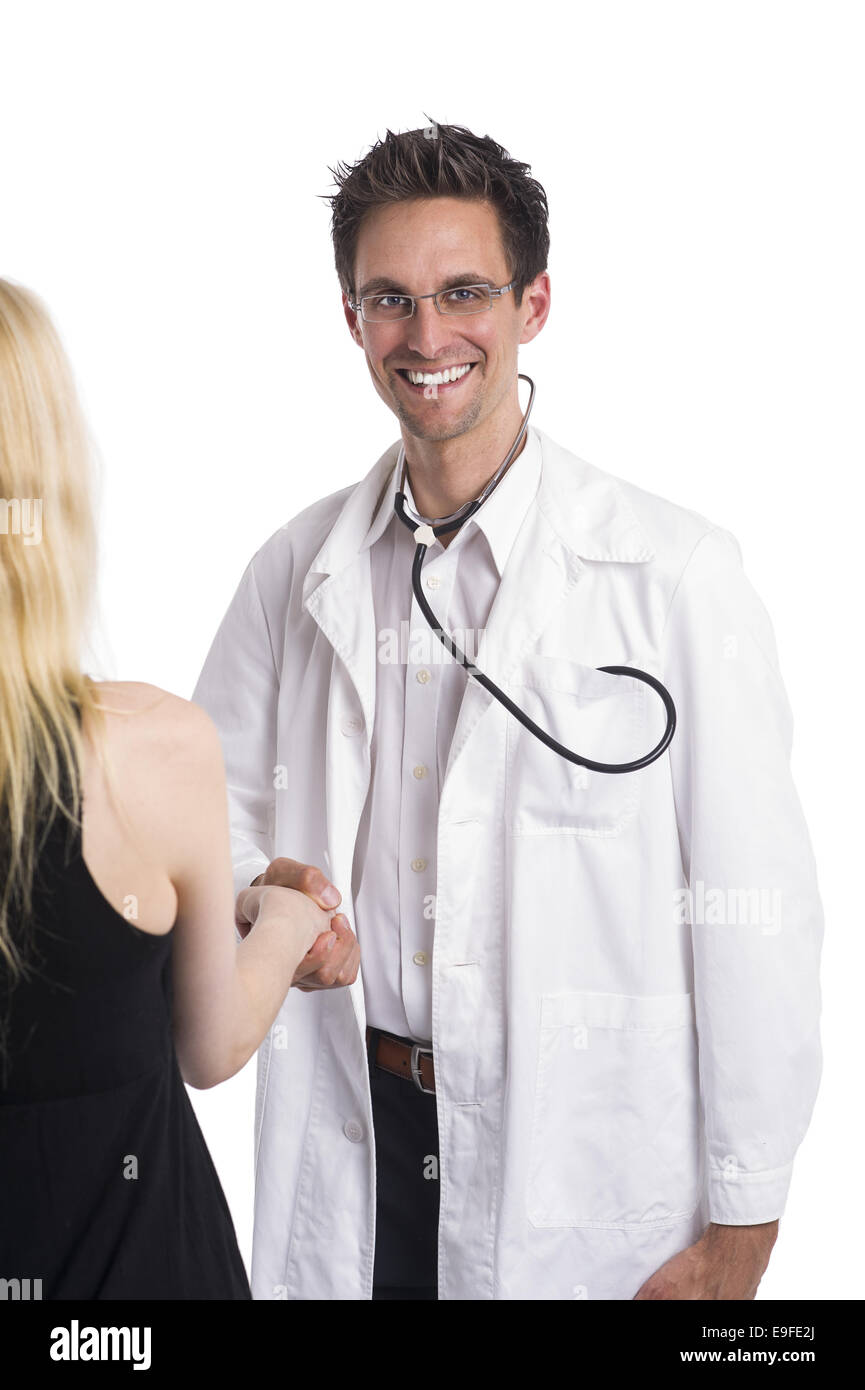 Physician in the patient interview Stock Photo - Alamy
