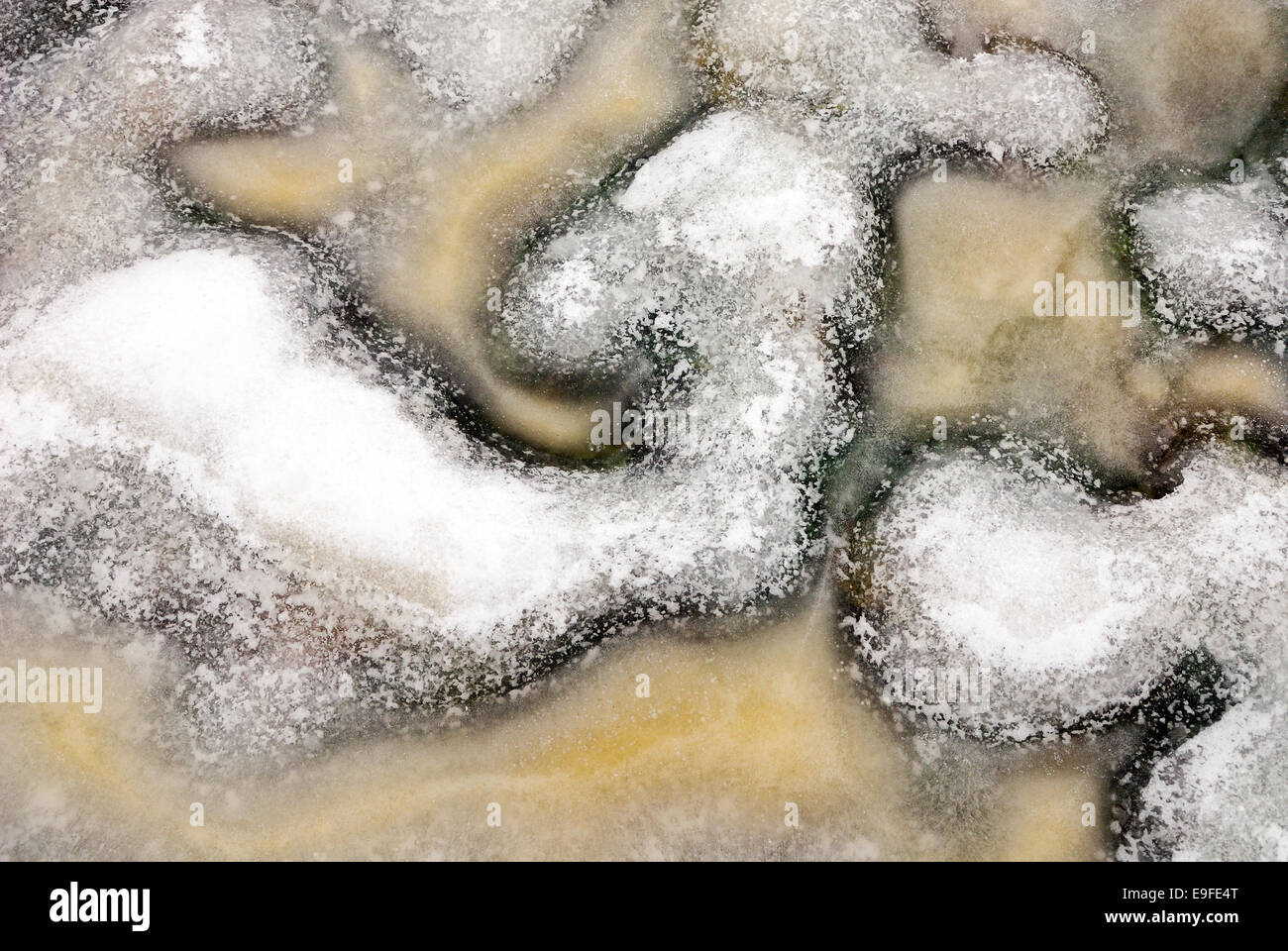 Abstract form of ice Stock Photo - Alamy