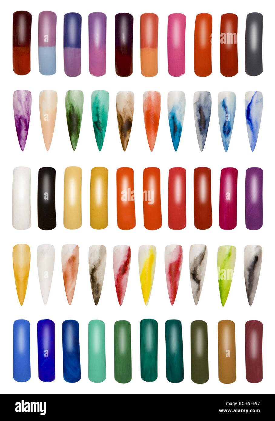 Collection of Finger Nails Cutout Stock Photo - Alamy
