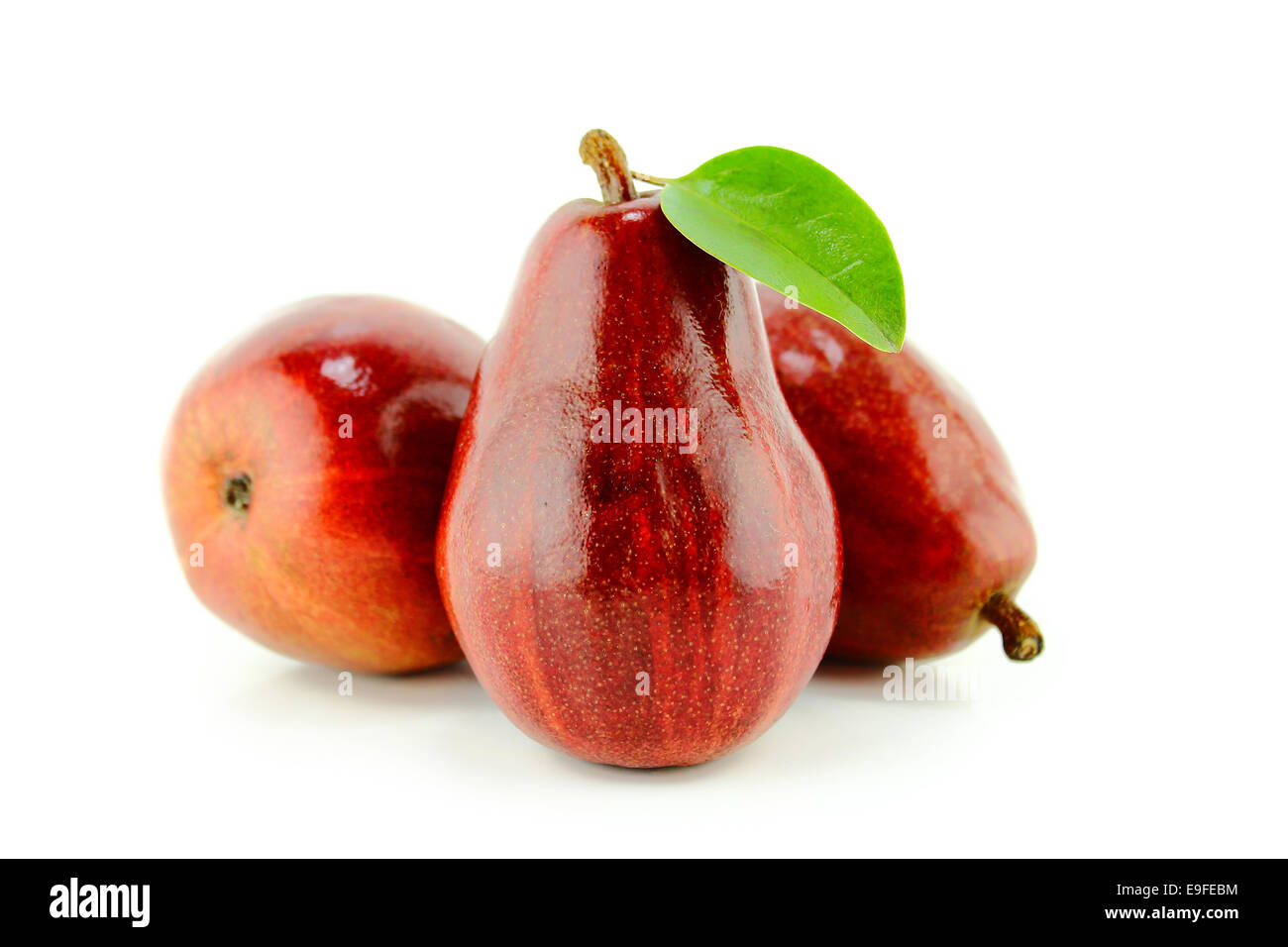 Fresh Red Williams Pears Whole High Resolution Stock Photography and ...