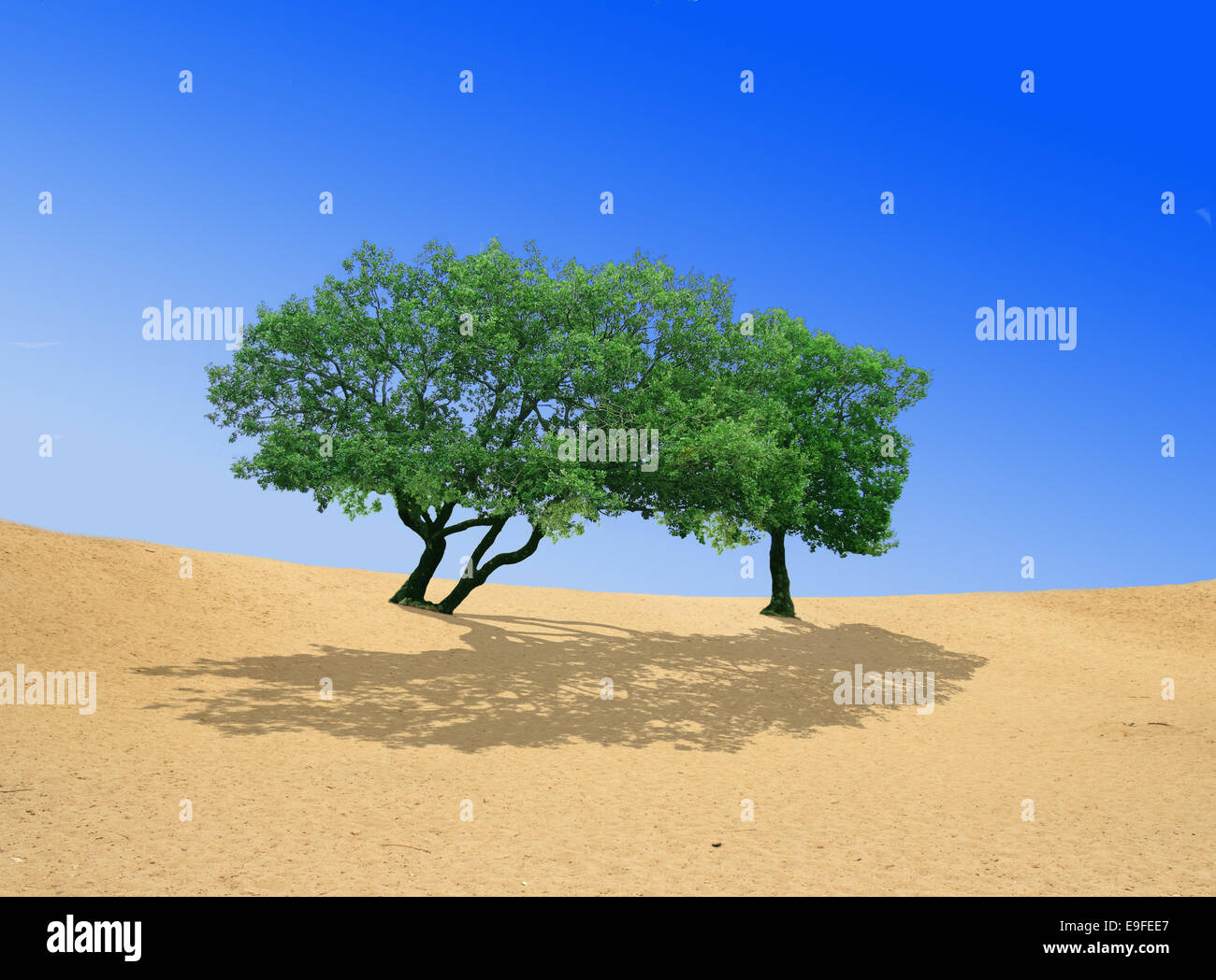 Green nature landscape Stock Photo - Alamy