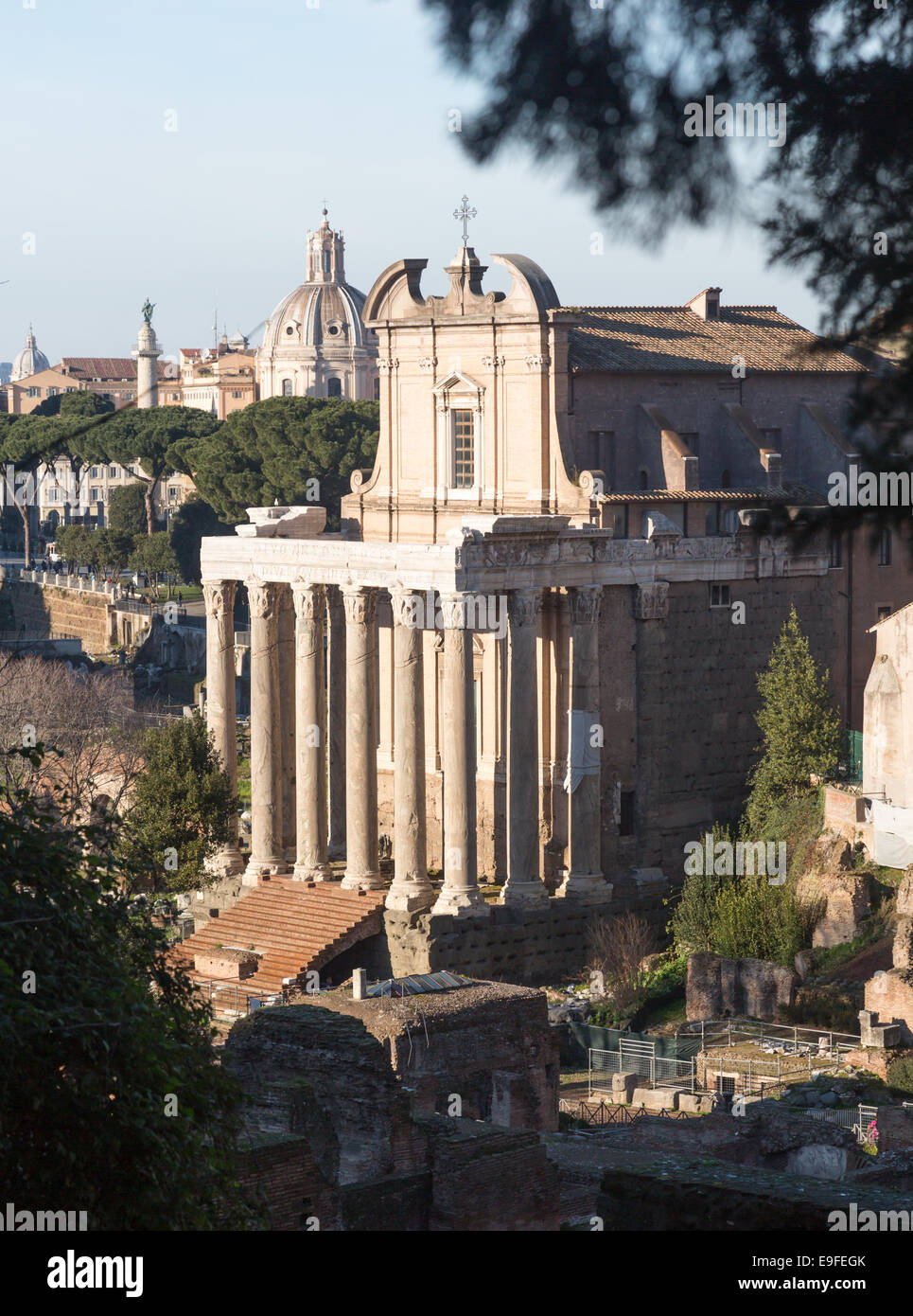 View of details of Ancient Rome Stock Photo - Alamy